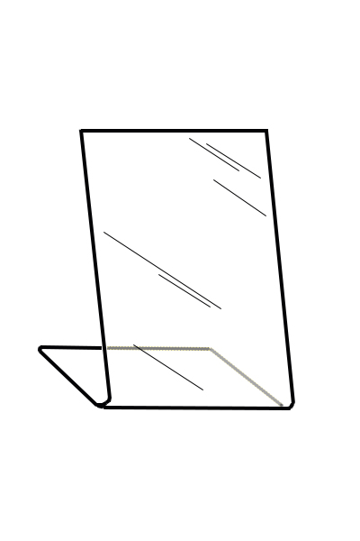 Slanted Sign Holder A5 » Applied Design